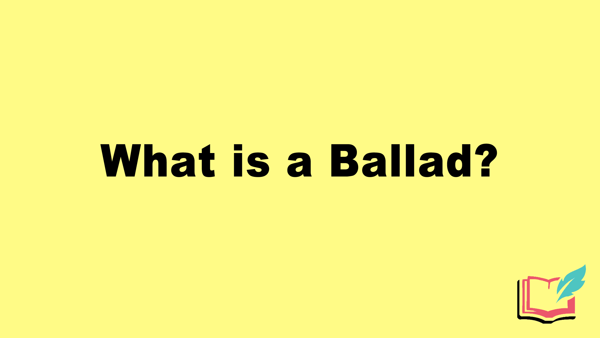 What Is Ballad Definition Examples Of Ballad Alliteration Woodhead